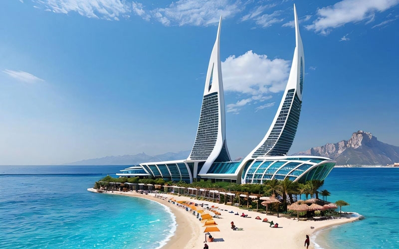 Öğrenciler yapay zeka ile geleceğin Antalya'sını çizdi Öğrenciler yapay zeka ile geleceğin Antalya'sını çizdi